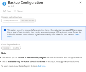 Azure backup Cross Region Restore for Azure virtual machine. - Skyline Technologies