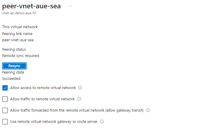 Guide on resizing the address space of peered Azure virtual networks ...