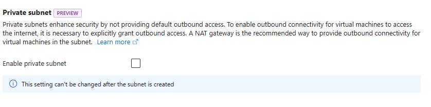 What is a Private Subnet in Azure? - Skyline Technology Pty Ltd