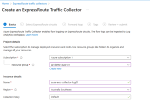 Comprehensive Analysis on the Azure ExpressRoute Traffic Collector ...
